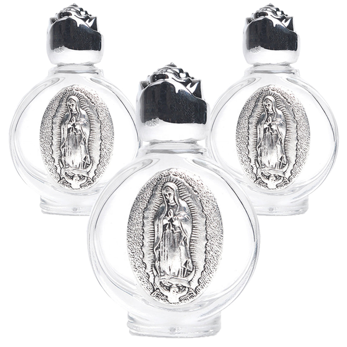 3-Pack Holy Water 15mL Virgin Mary Vials Blessed by Pope Francis – BHW