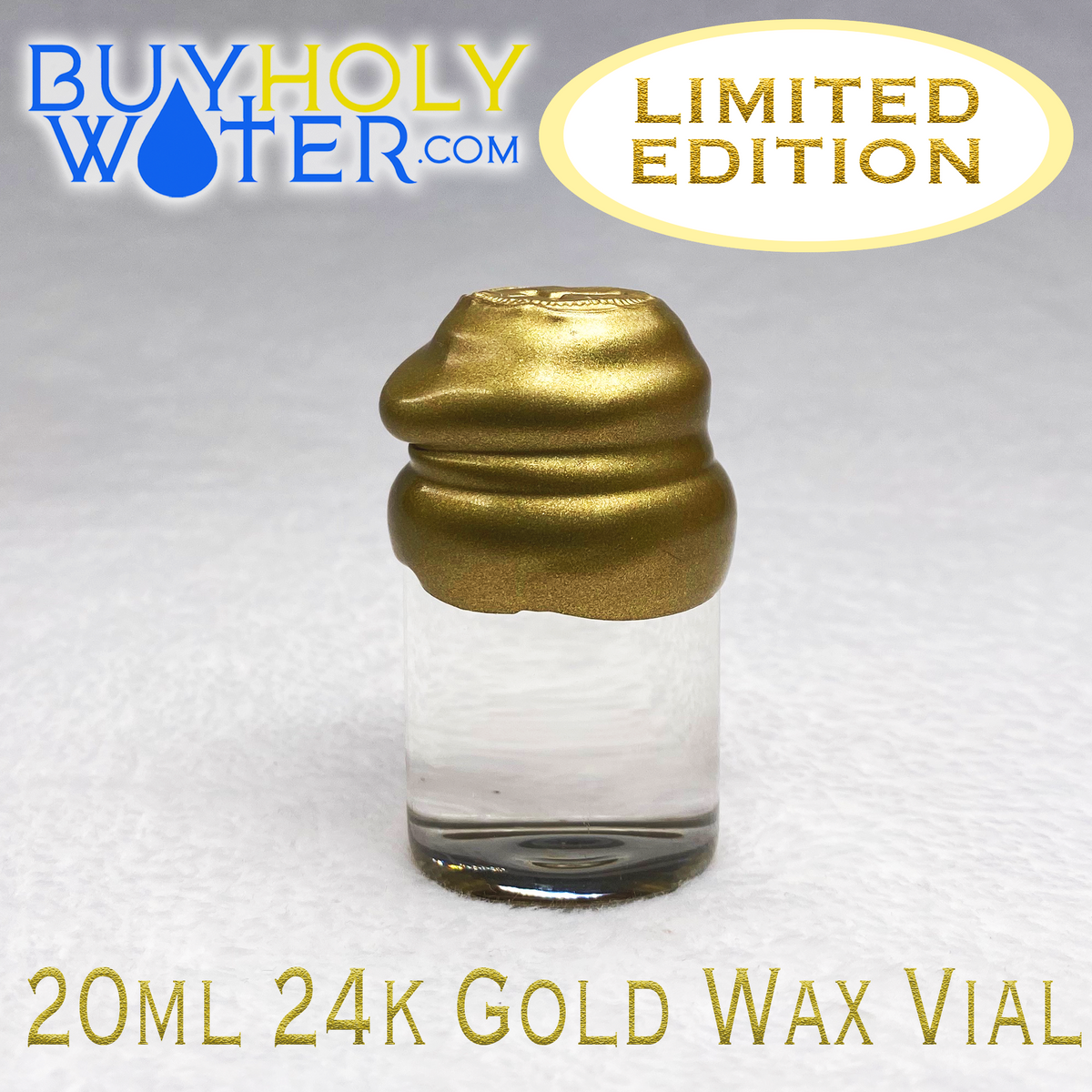 Gold Series Holy Water • Limited Edition 20mL Cork Vial – BHW