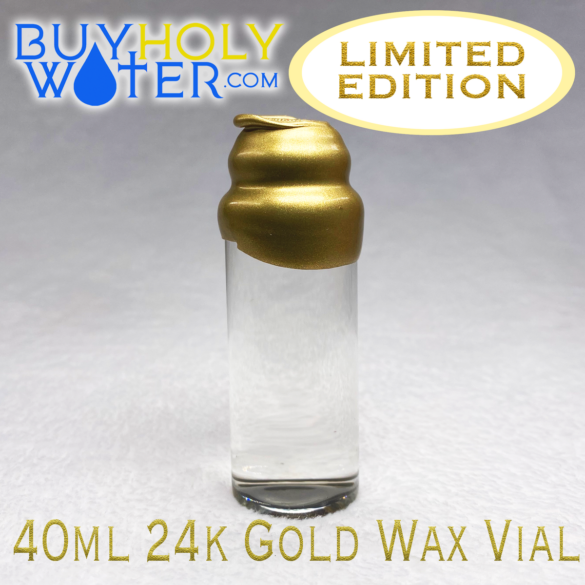 Gold Series Holy Water • Limited Edition 40mL Cork Vial – BHW