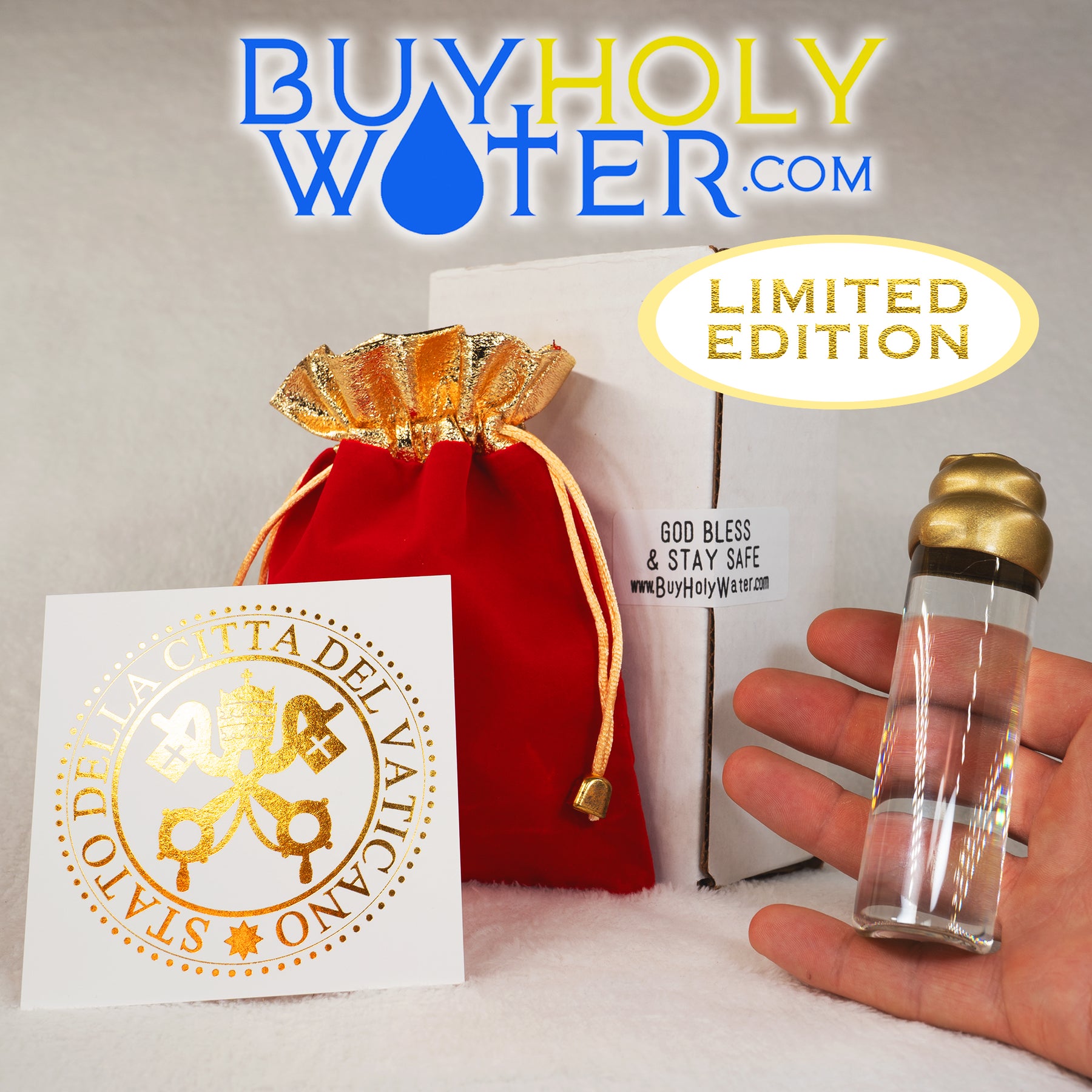Gold Series Holy Water • Limited Edition 55mL Cork Vial – BHW