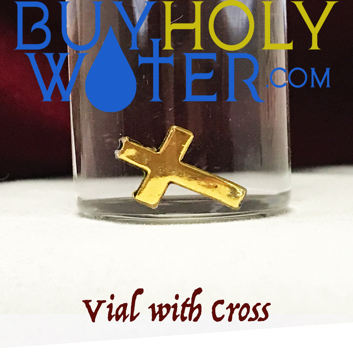 Holy Water 20mL Vial with Blessed Cross – BHW